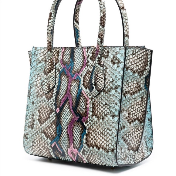 Versace | Bags | Versace Virtus Snake Print Python Lether Multicolour ...